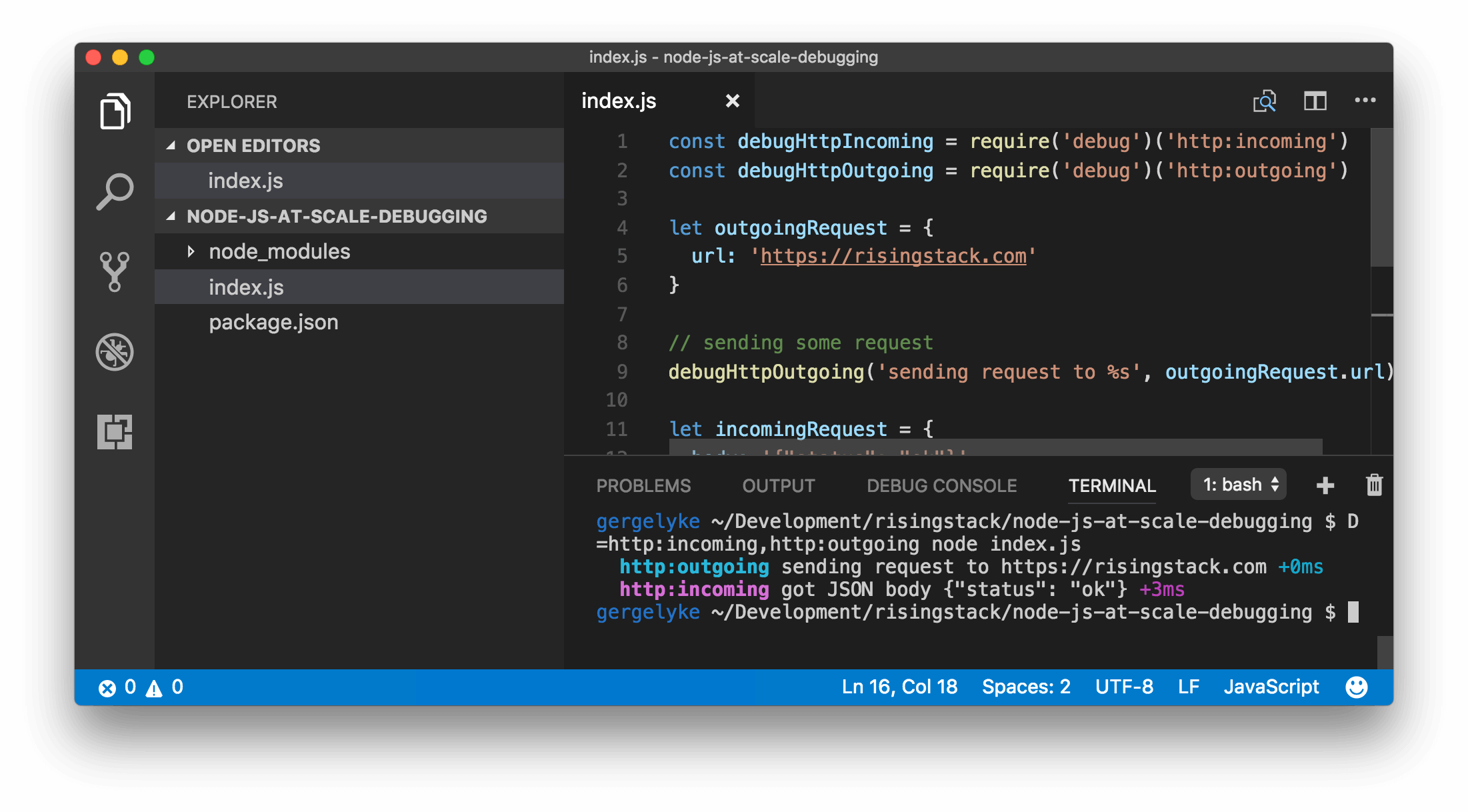 How To Debug Node Js Code In Visual Studio Code Gambaran